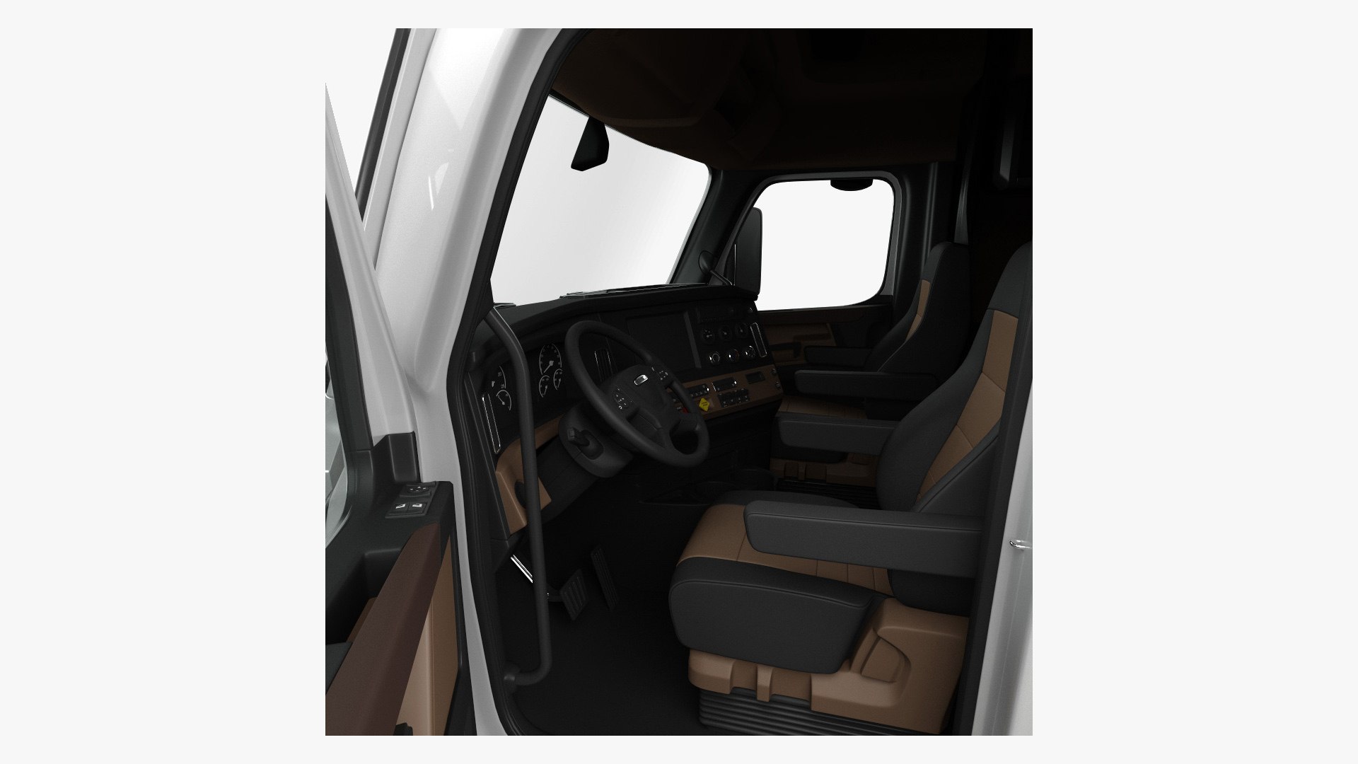 Freightliner Cascadia Sleeper Cab Tractor Truck with HQ interior and ...