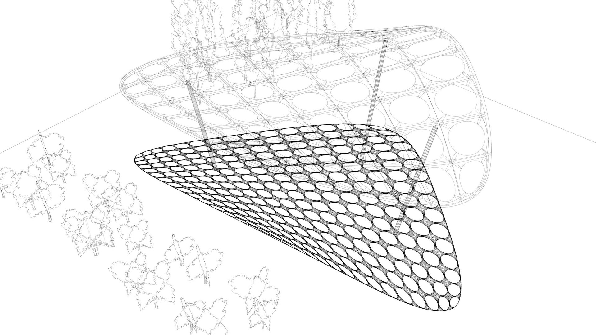 3D Model Parametric Pavilion Scene 2348 - TurboSquid 2166081
