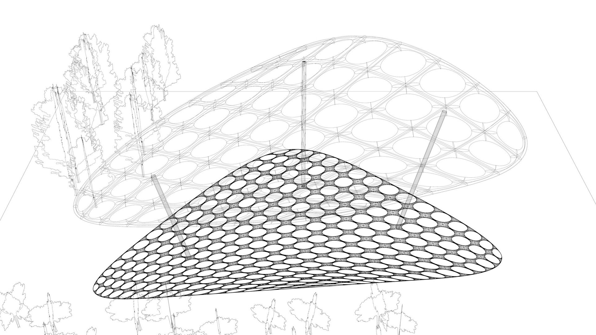 3D model Parametric pavilion scene 2348 - TurboSquid 2166081
