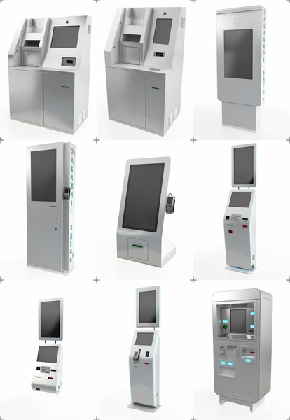 3d model movie ticket machine