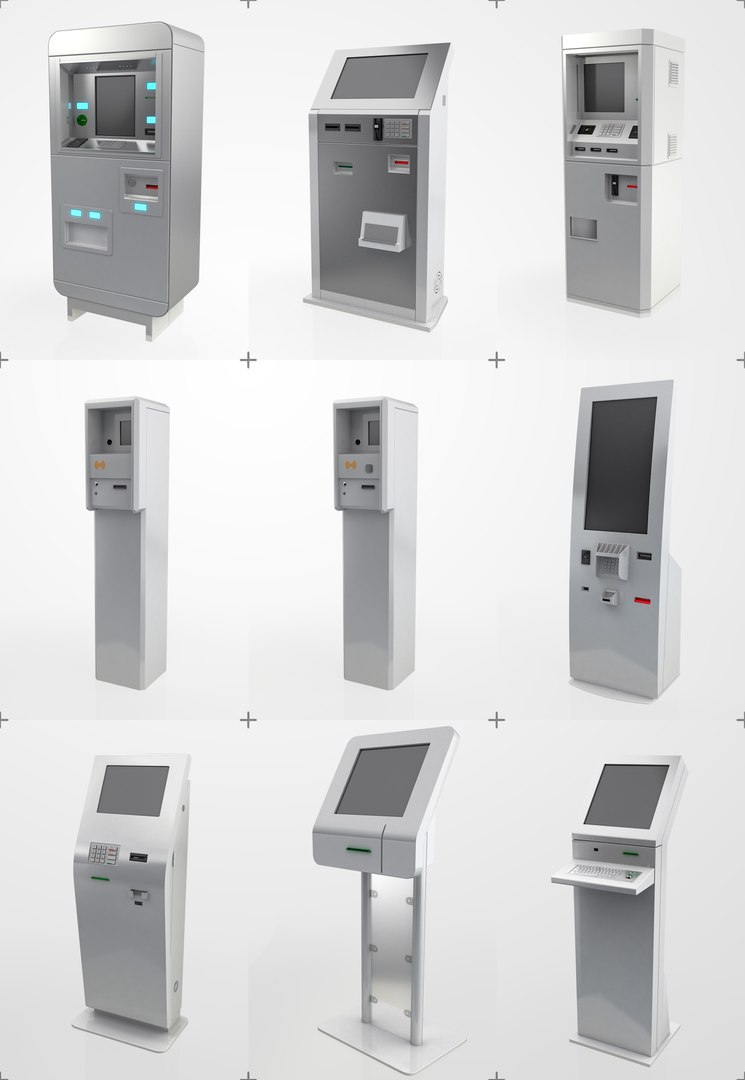 Electonics Terminals Pack Model - TurboSquid 1319818