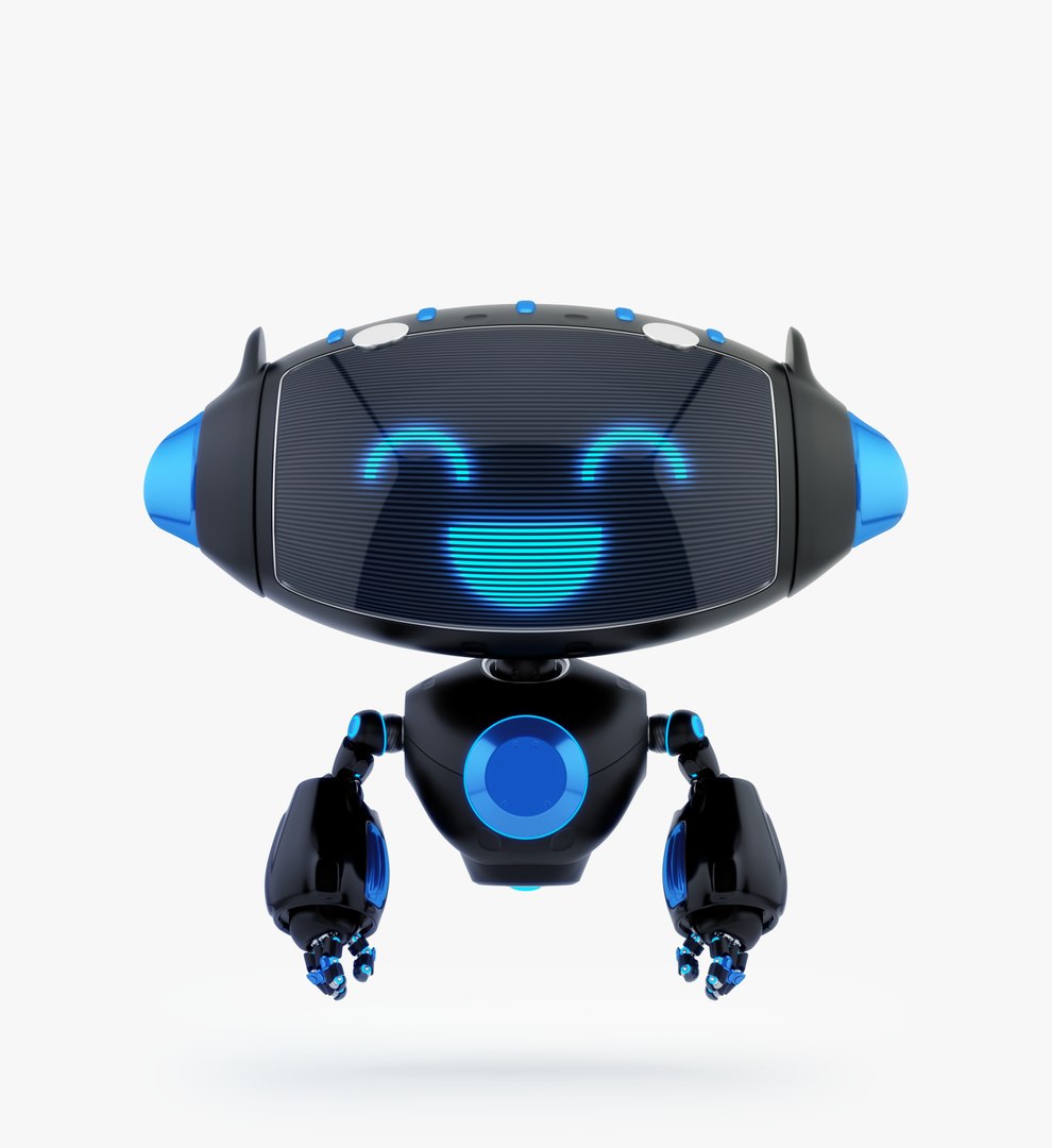 Cute Black Aerial Cat 3D Model - TurboSquid 1437968