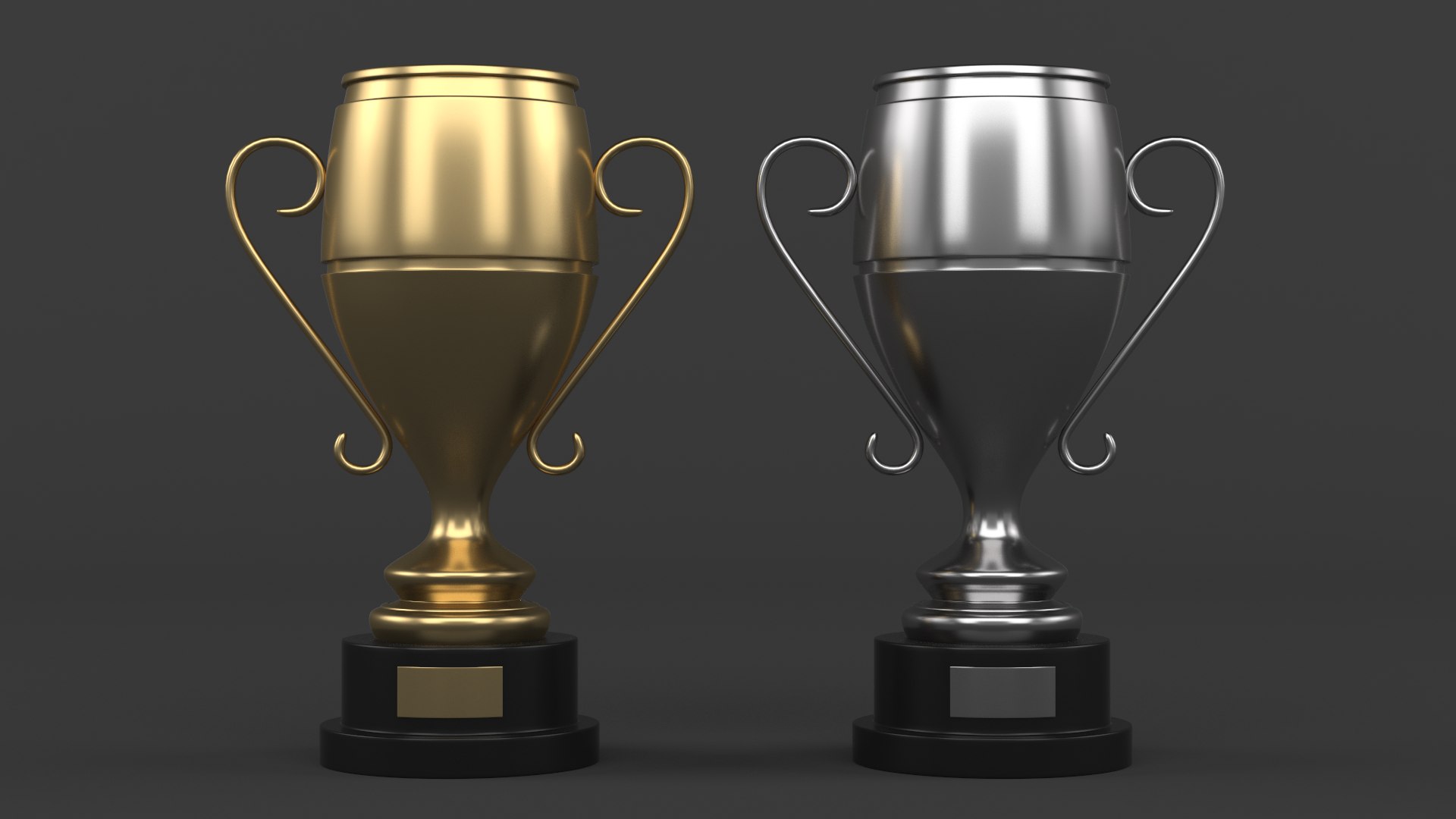 Cups Trophy 3D Model - TurboSquid 1956705