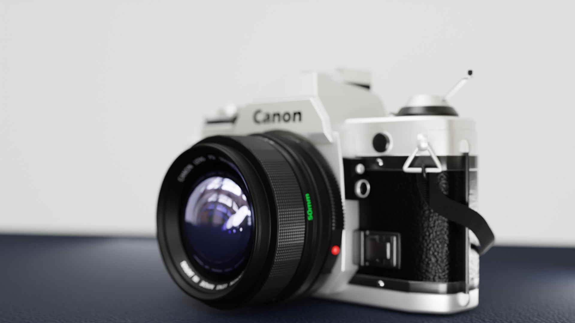 Highly Detailed Canon AE-1 35mm Film Camera 3D Model 3D Model ...