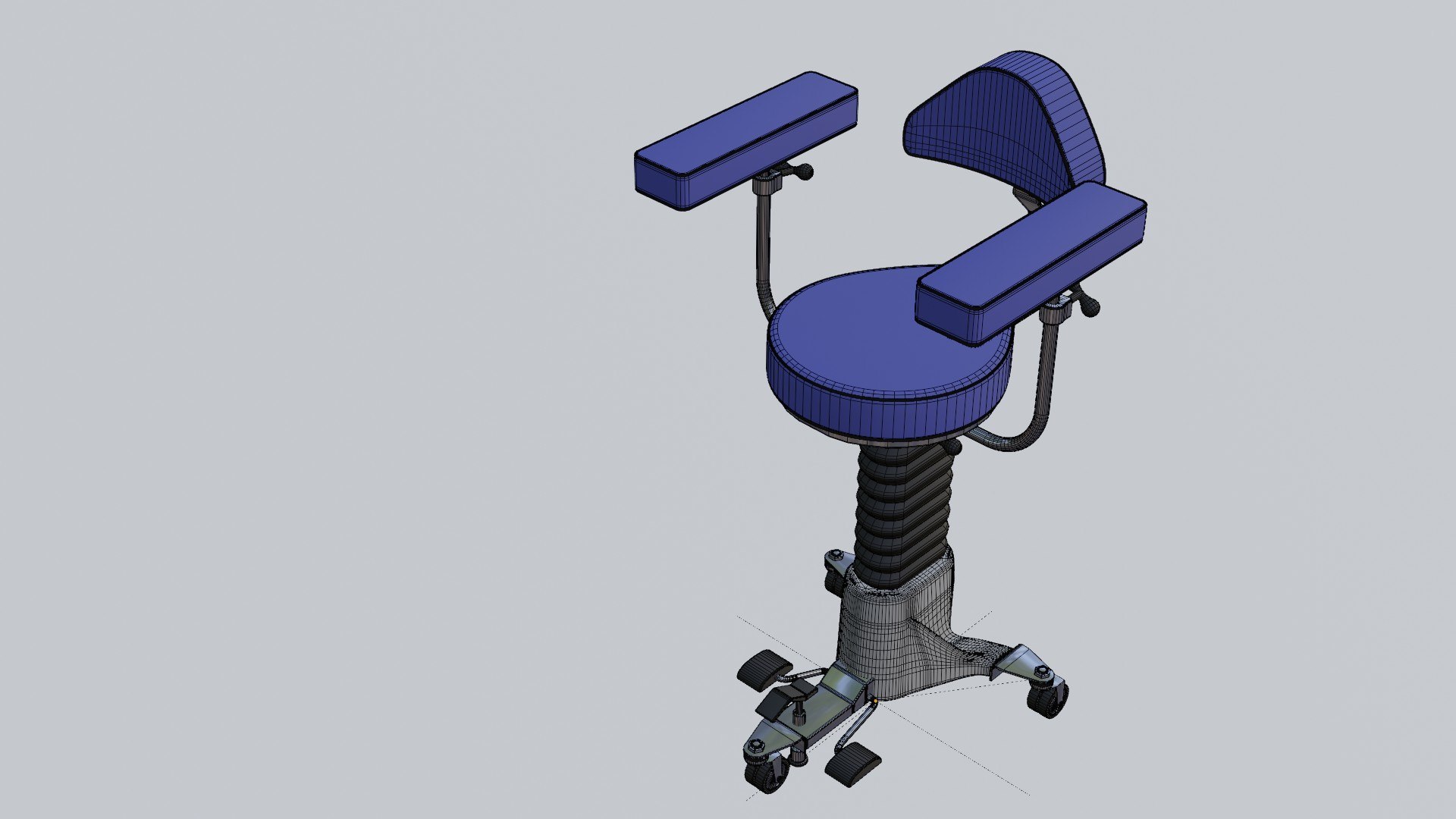 3D Surgeon Stool - TurboSquid 2033454
