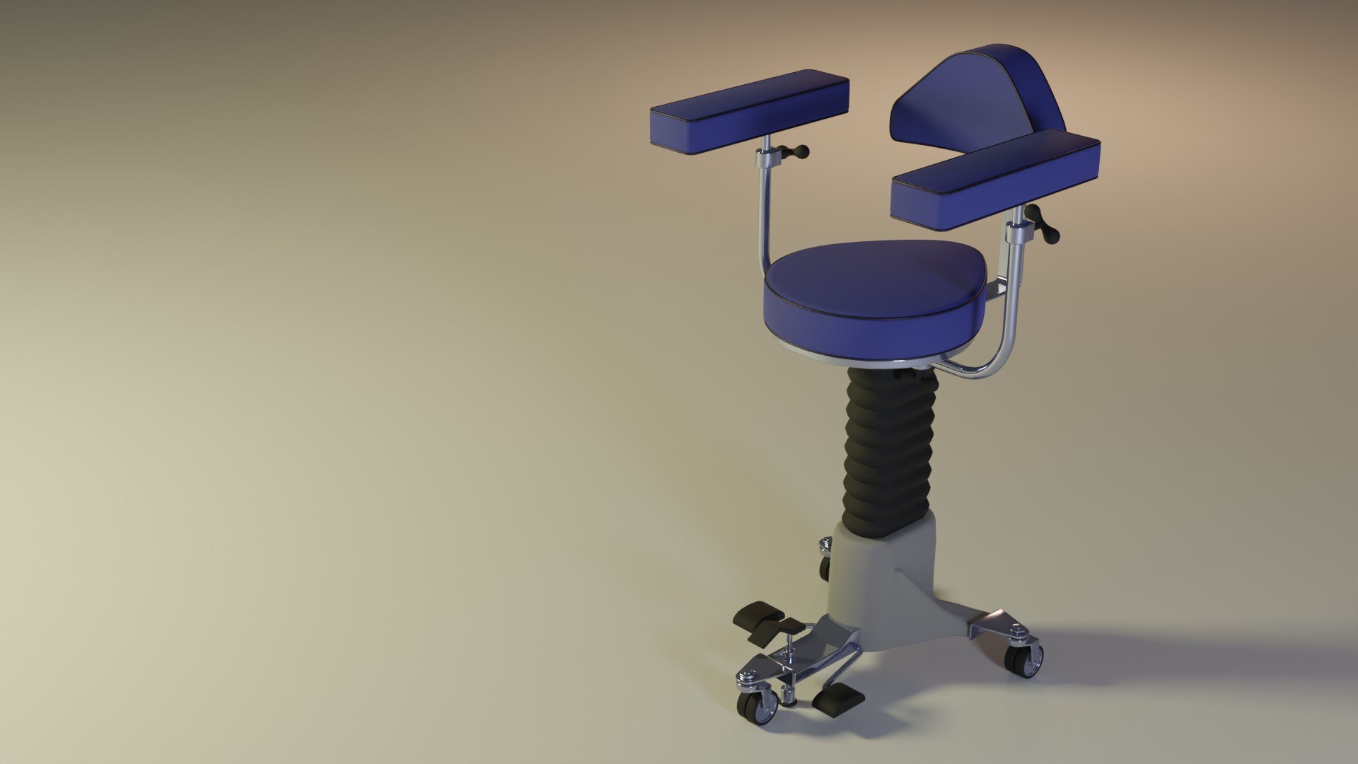 3D Surgeon Stool - TurboSquid 2033454