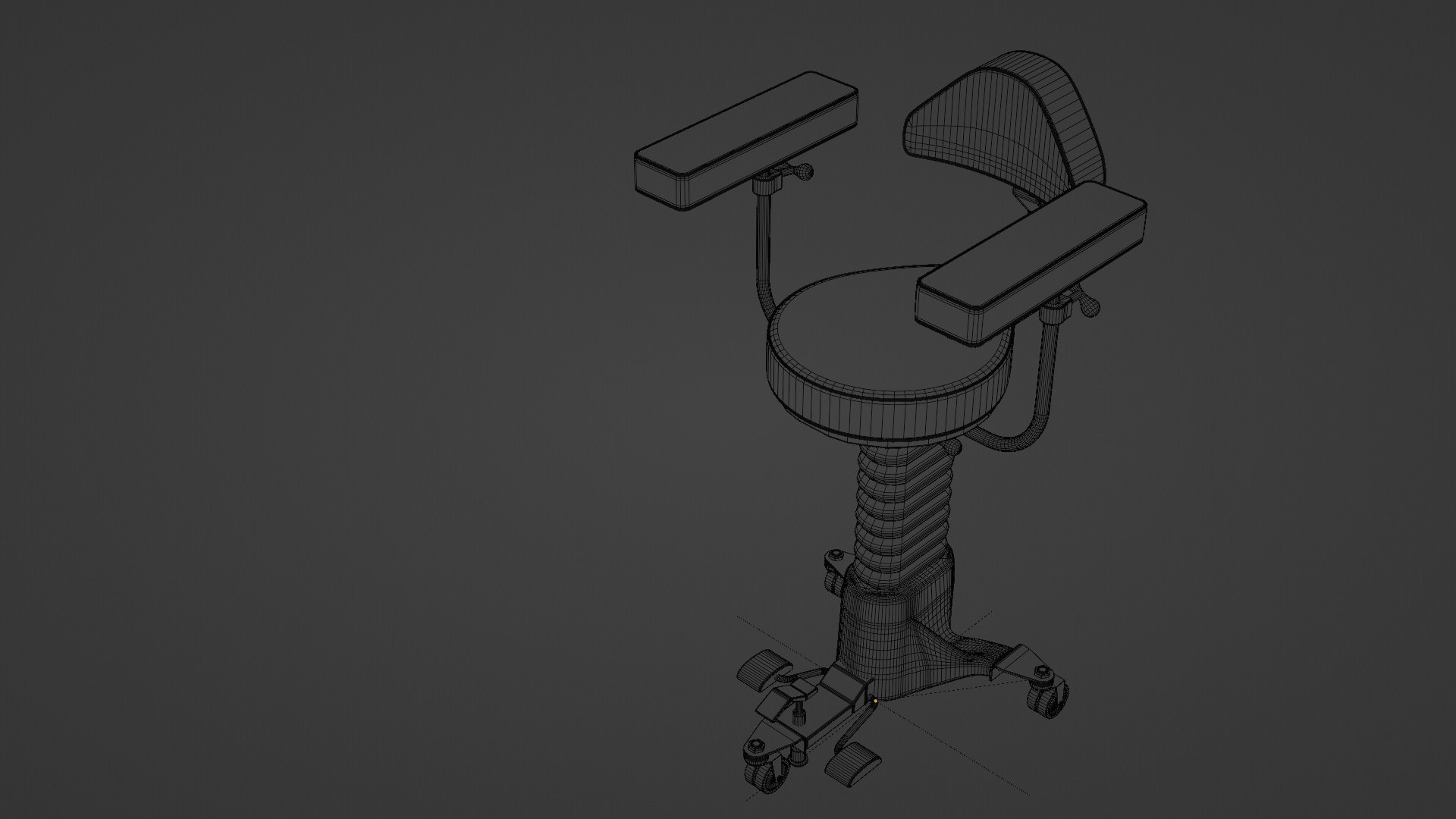 3D Surgeon Stool - TurboSquid 2033454