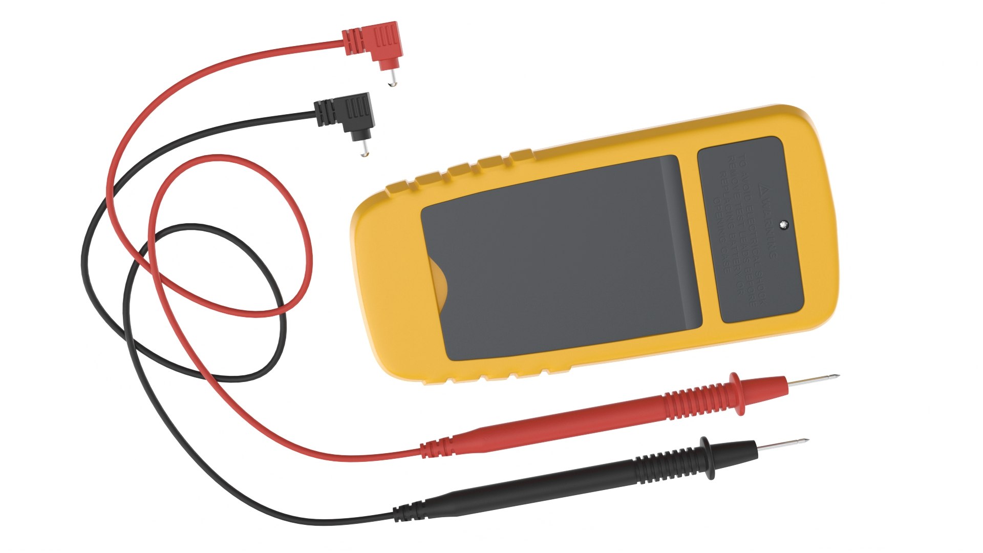 Digital Multimeter With Probes 3D Model - TurboSquid 2237345