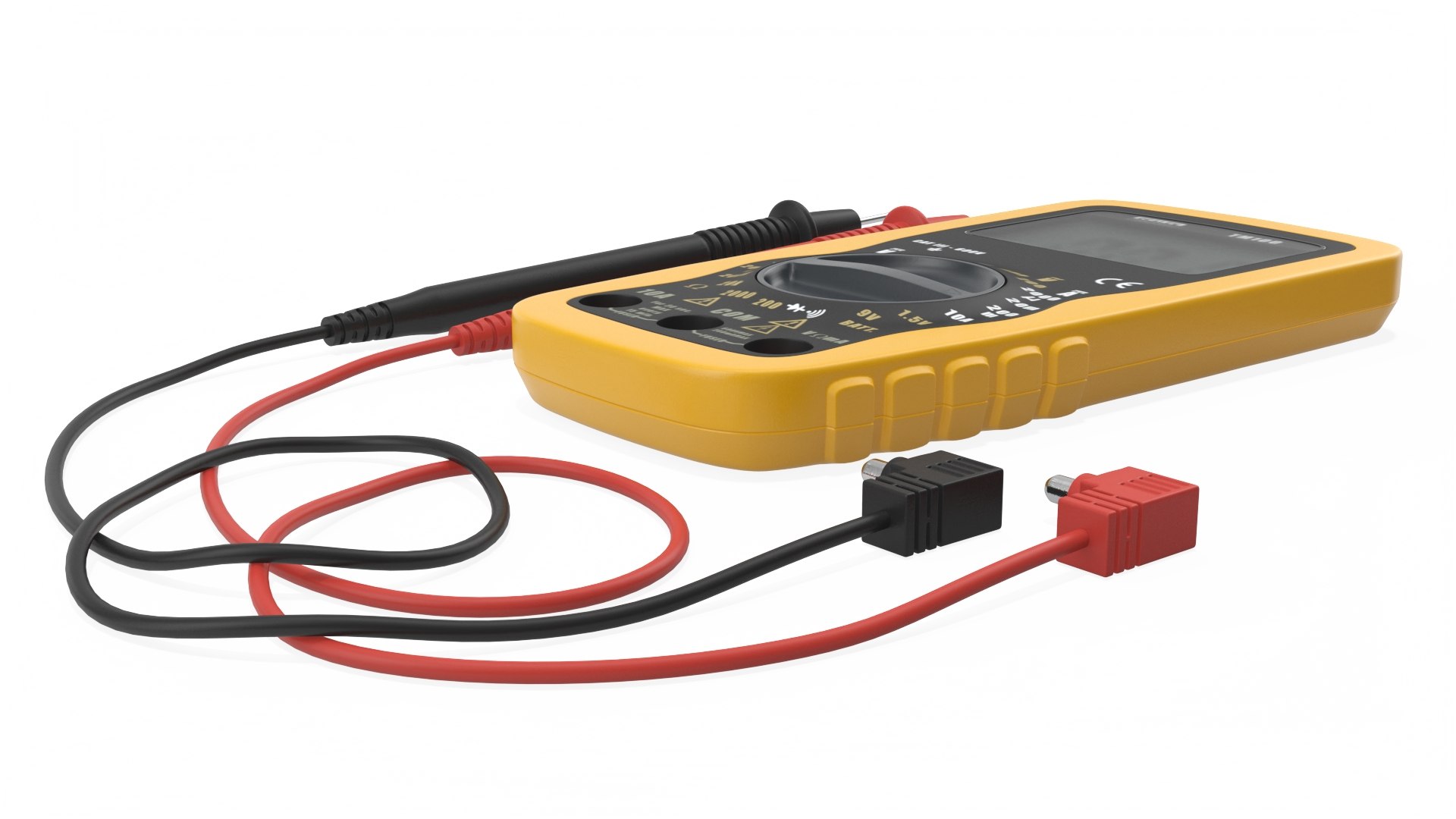 Digital Multimeter With Probes 3D Model - TurboSquid 2237345