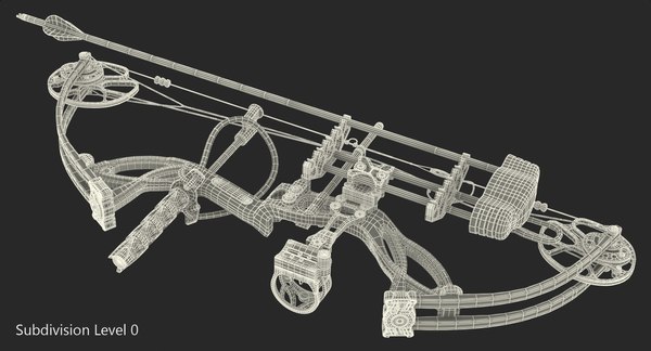 Compound bow generic 3D - TurboSquid 1398394