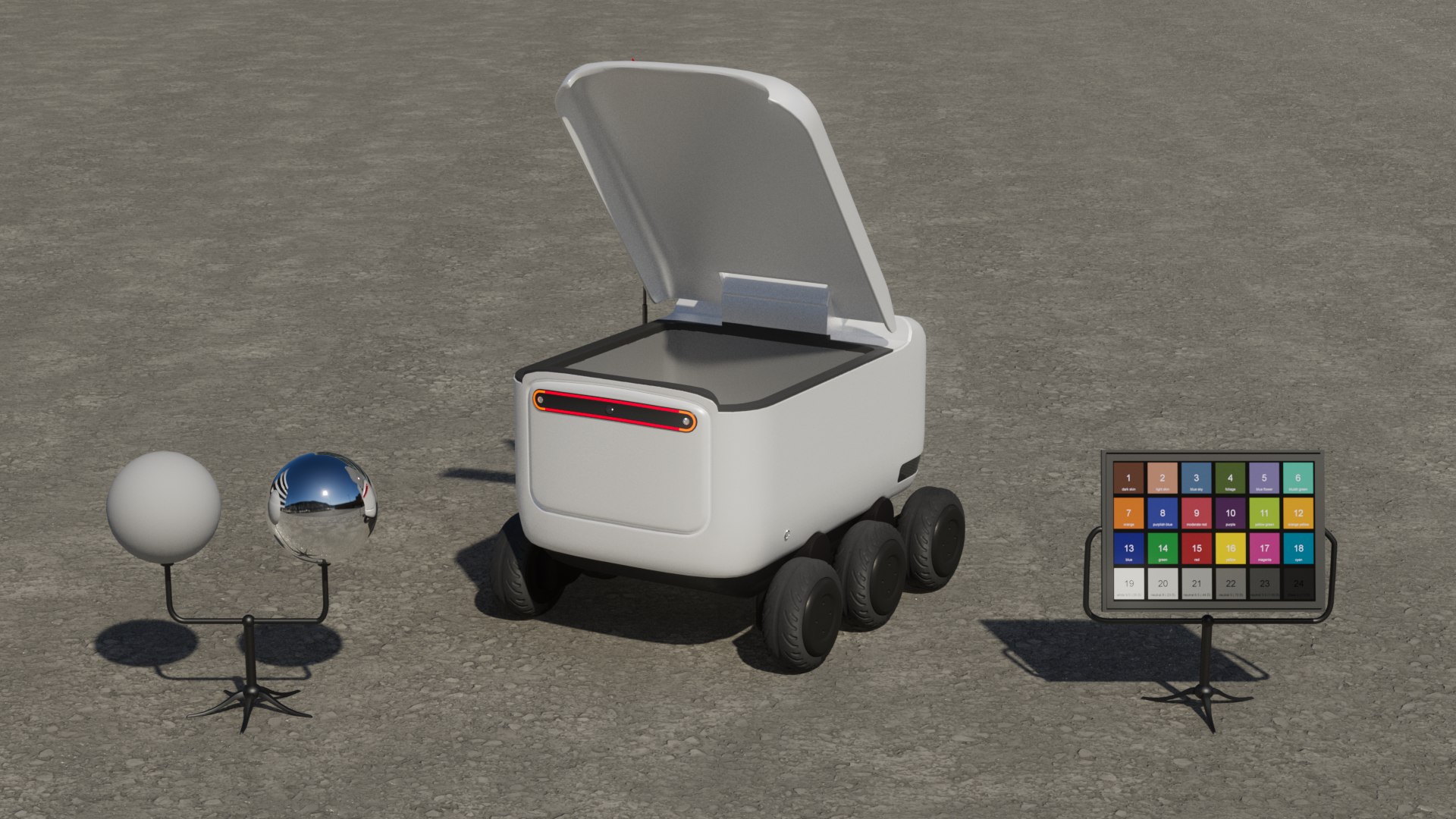 3D Delivery Bot Rover - TurboSquid 2269978