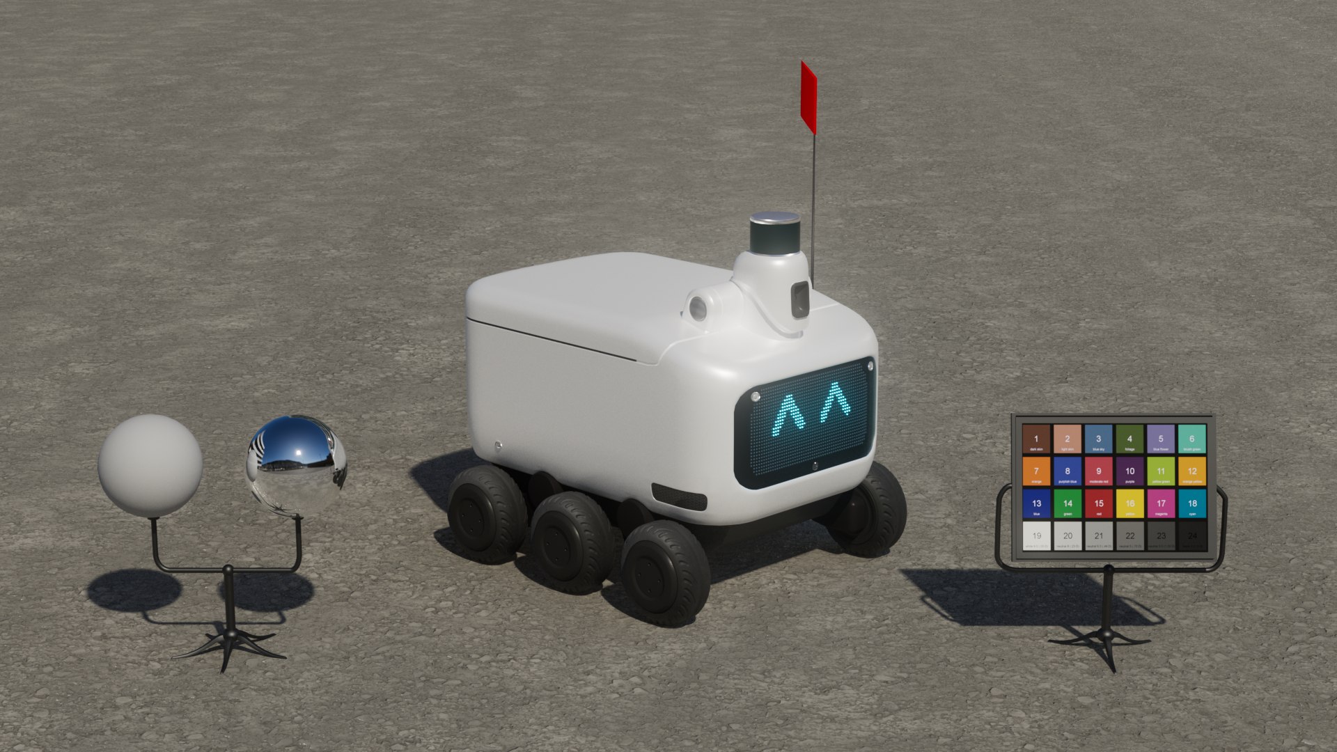 3D Delivery Bot Rover - TurboSquid 2269978