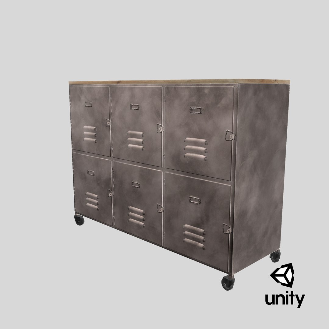 Wayne Wheeled Sideboard Model - TurboSquid 1559755