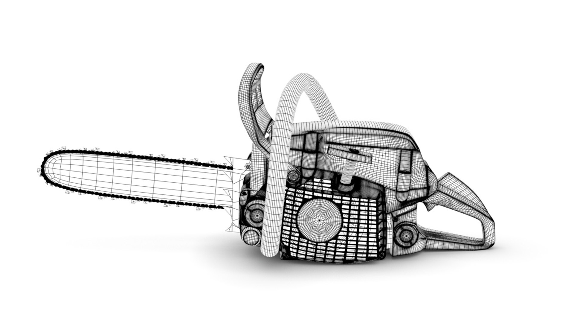 Chainsaw Stihl Ms 261c 3D Model - TurboSquid 1233333
