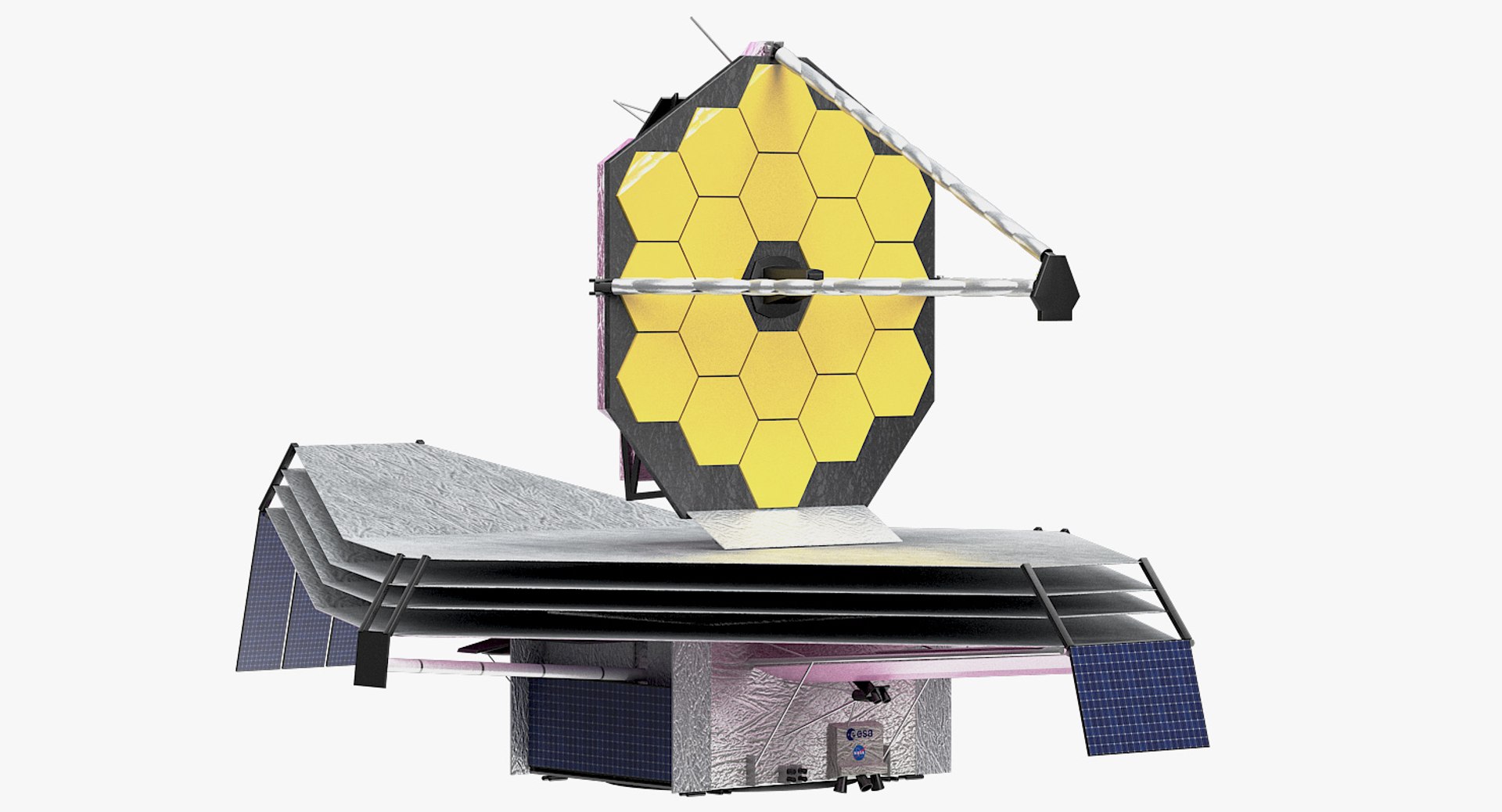3D James Webb Space Telescope Model - TurboSquid 1240411