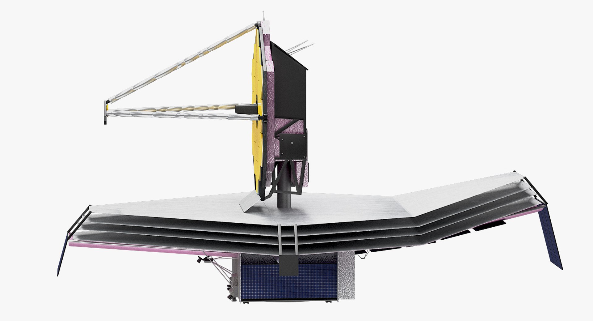 3D James Webb Space Telescope Model - TurboSquid 1240411