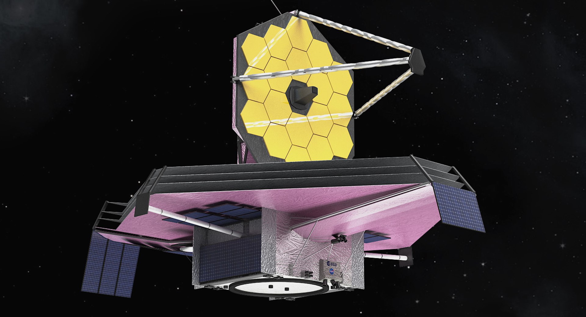 3D James Webb Space Telescope Model - TurboSquid 1240411
