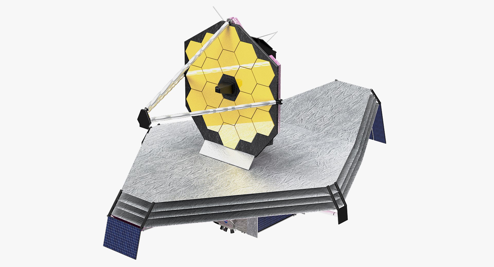 3D James Webb Space Telescope Model - TurboSquid 1240411