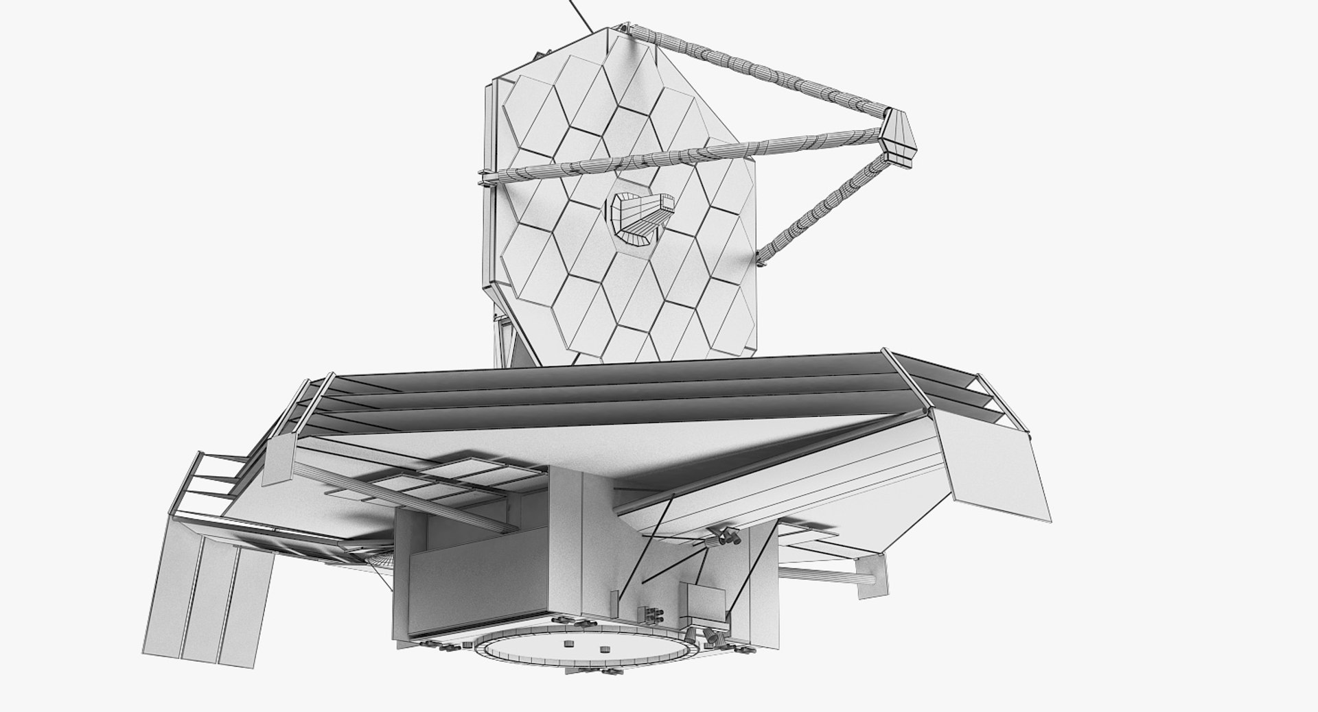 3D James Webb Space Telescope Model - TurboSquid 1240411
