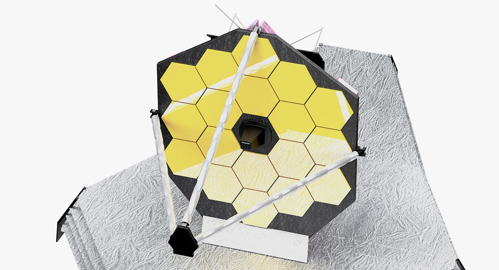 3D James Webb Space Telescope Model - TurboSquid 1240411