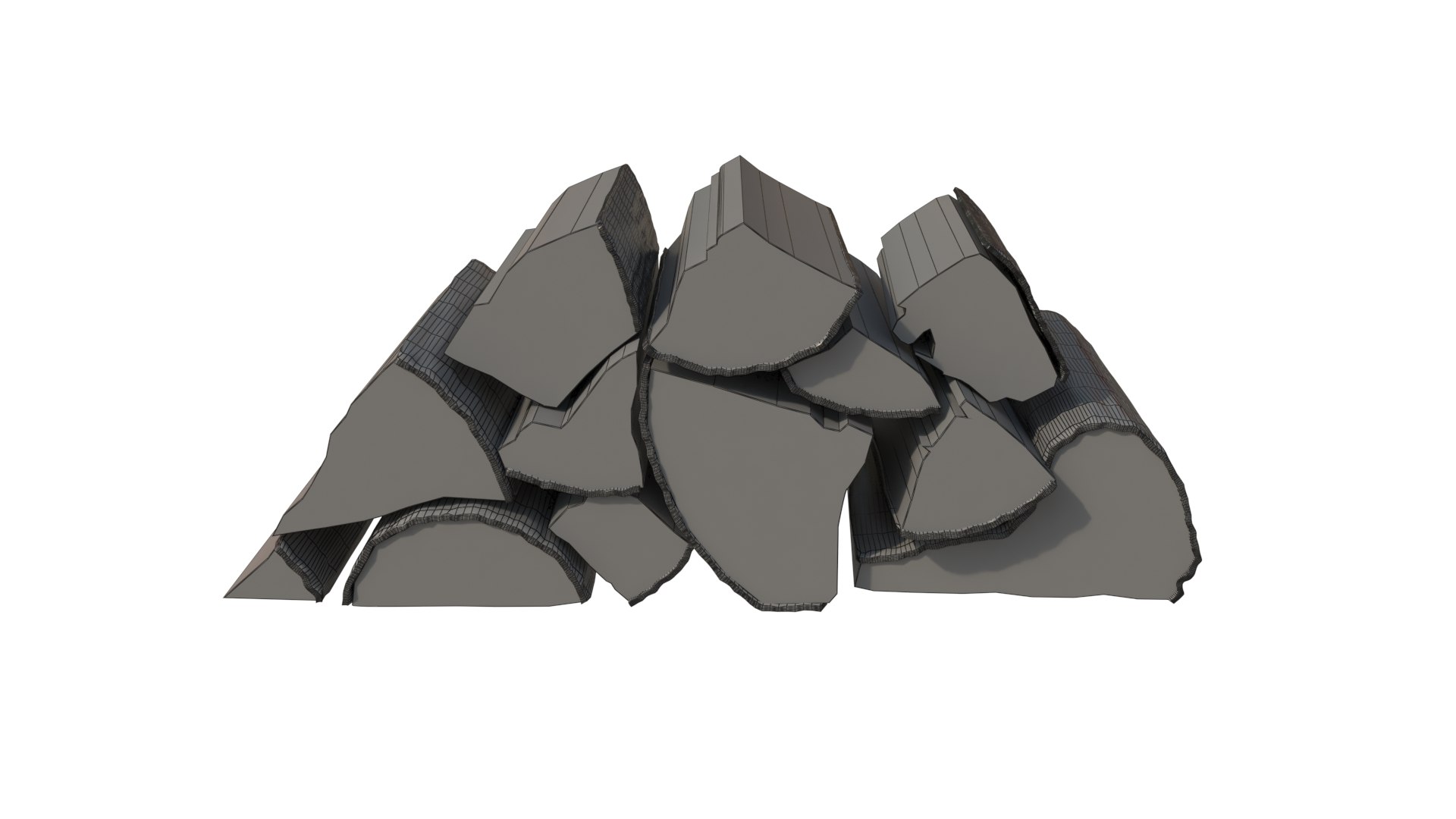 3D Split Fire Wood Logs 3d Model - TurboSquid 2055442