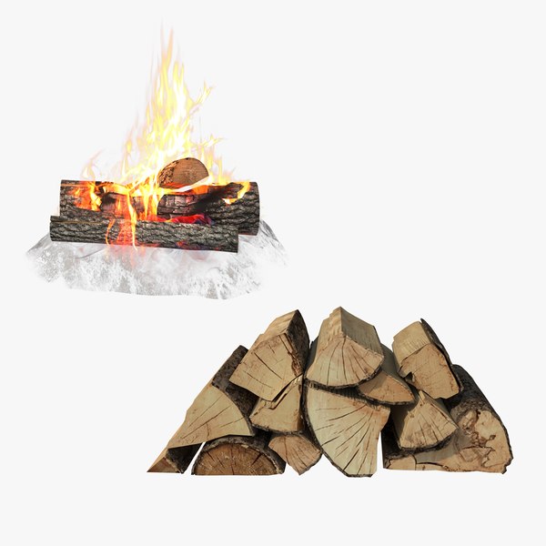 modelo 3d Split Fire wood logs 3d model - TurboSquid 2055442
