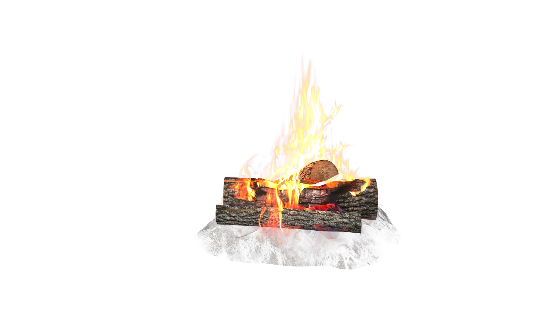3D Split Fire Wood Logs 3d Model - TurboSquid 2055442