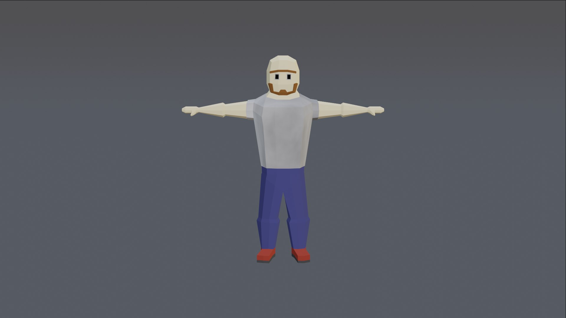 Free Man Model - TurboSquid 2219128