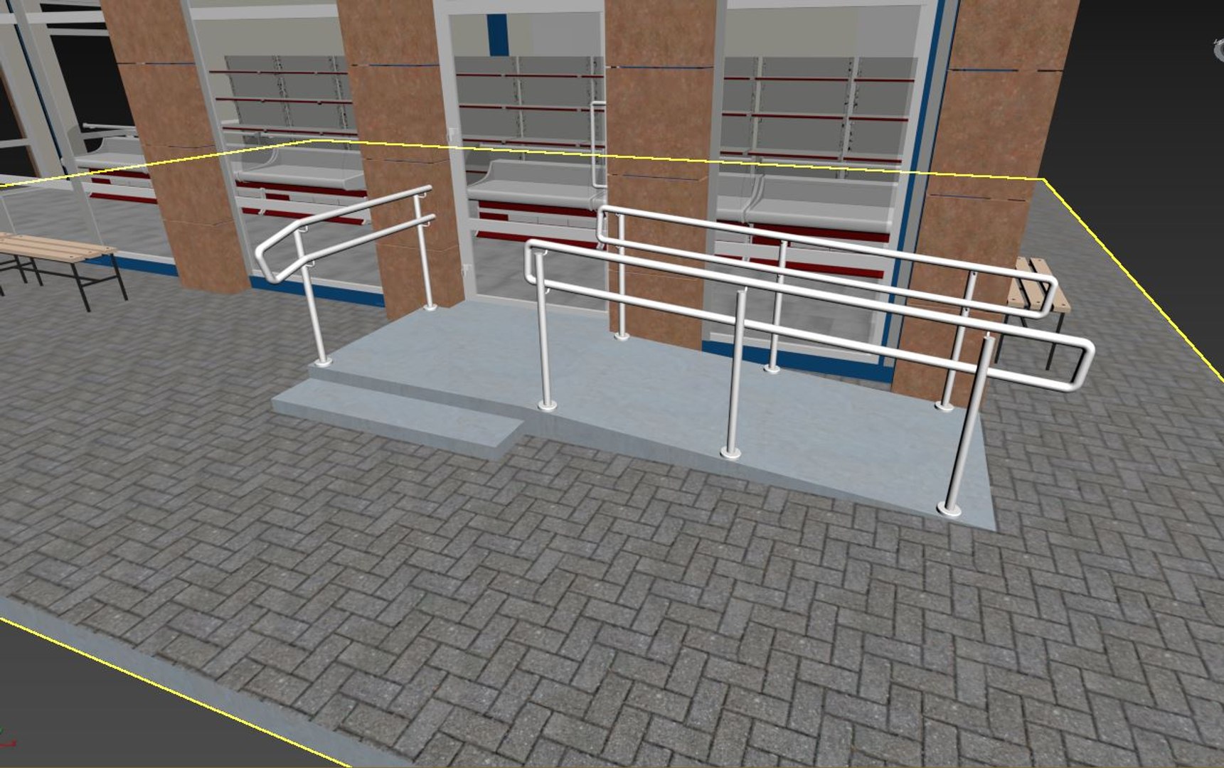 3D Mini Market Store Model - TurboSquid 2230315