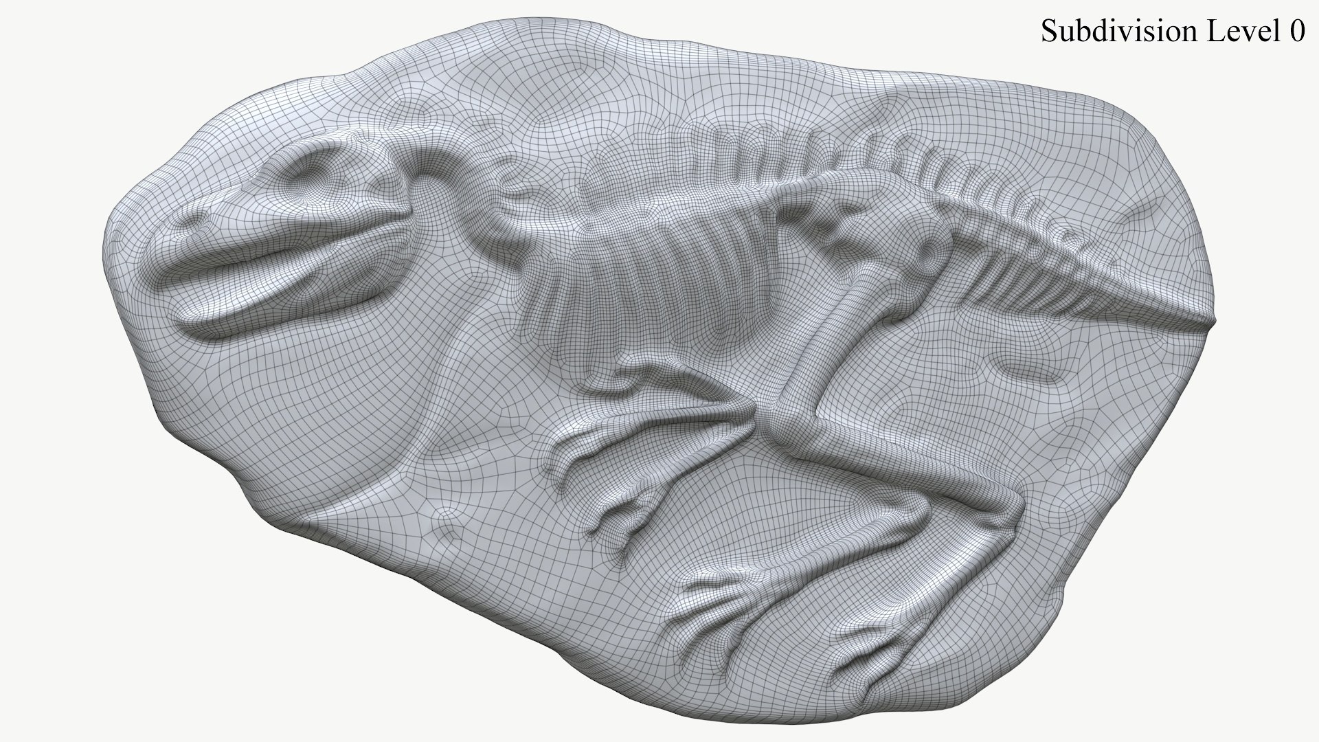 3D Model Dinosaur Fossil 009 Textured - TurboSquid 2298816