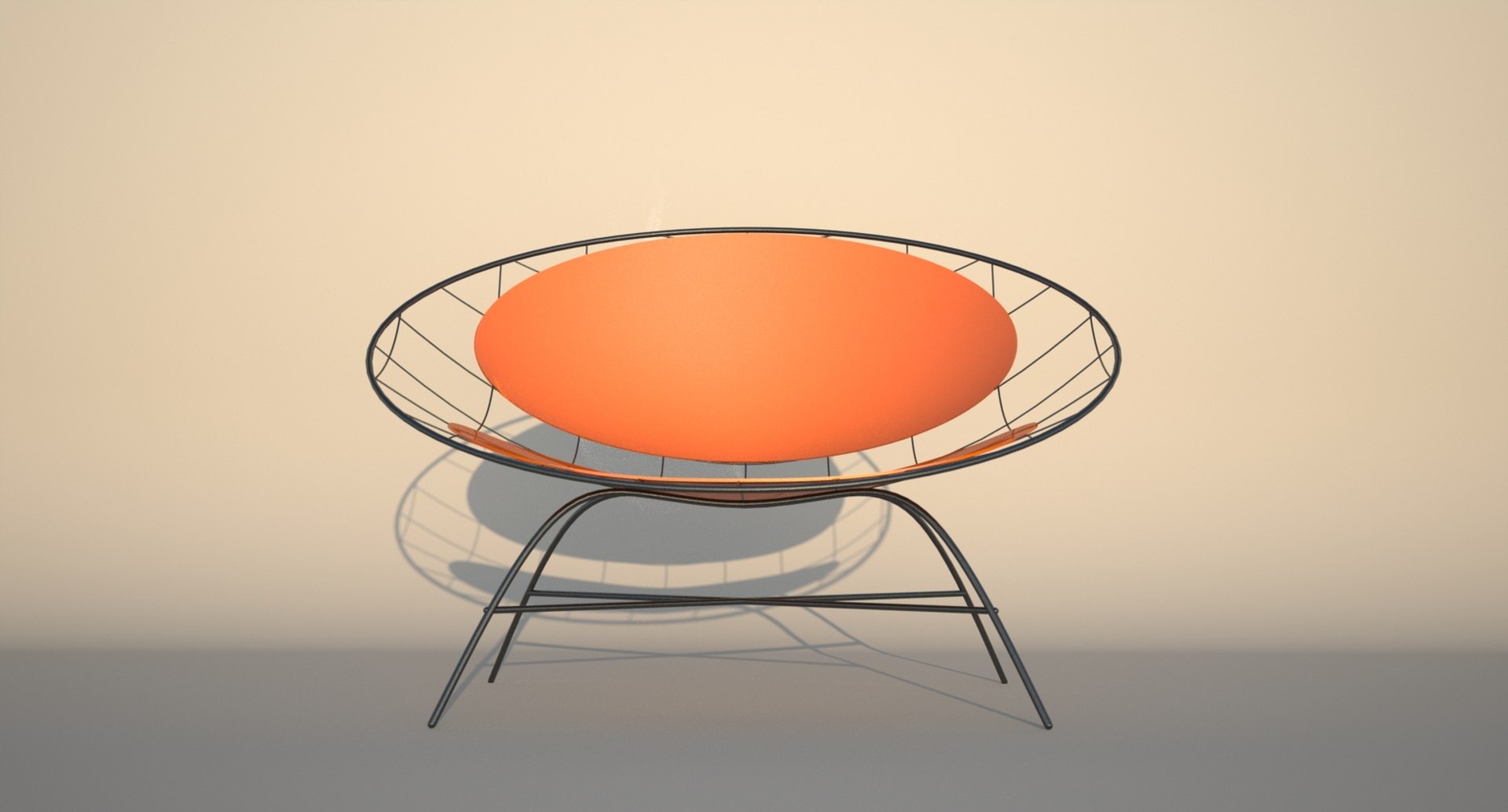 outdoor patio chair 3d 3ds