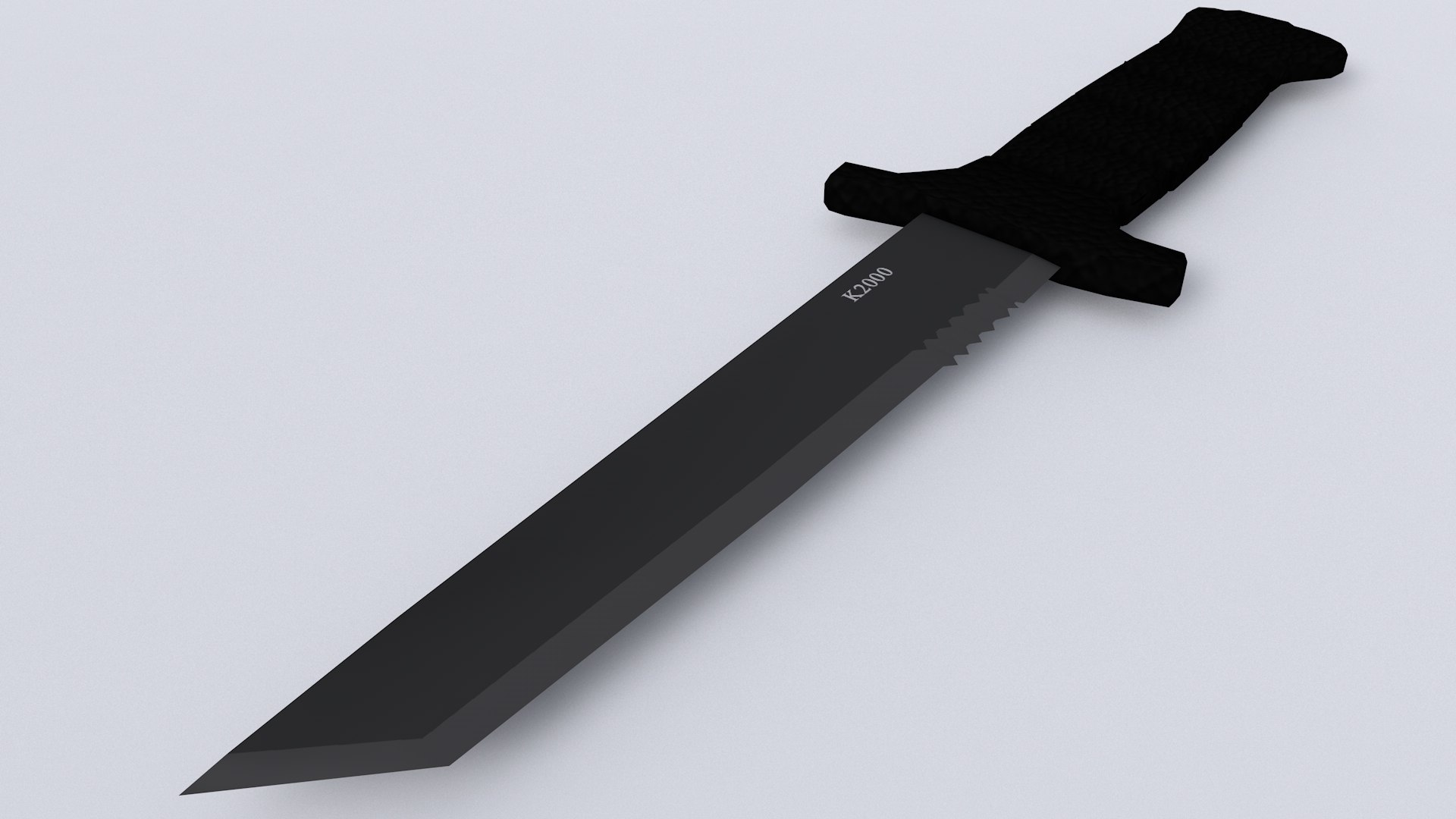 knife k2000 3d model