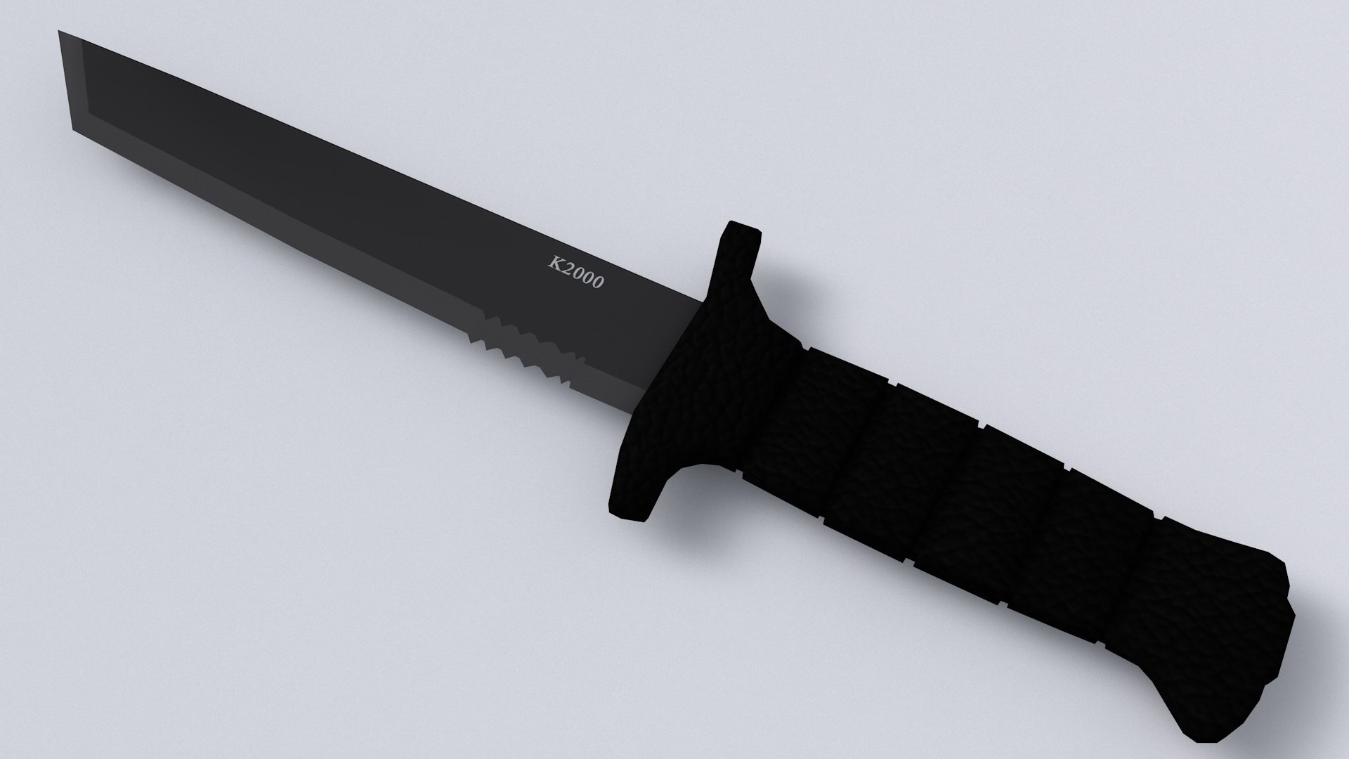 knife k2000 3d model