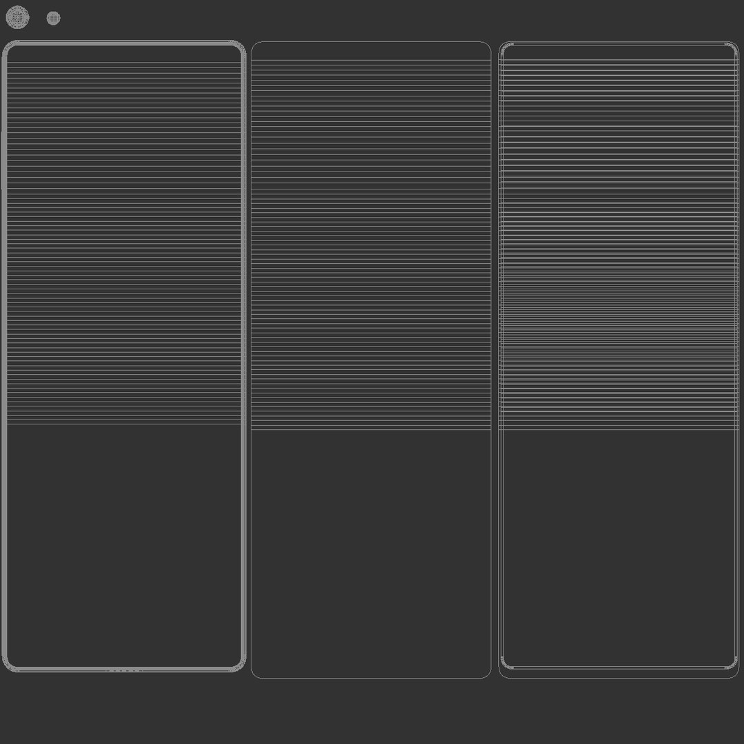 3D Animated Flexible Phone - Arched Smartphone With Cyclic Animation Of ...