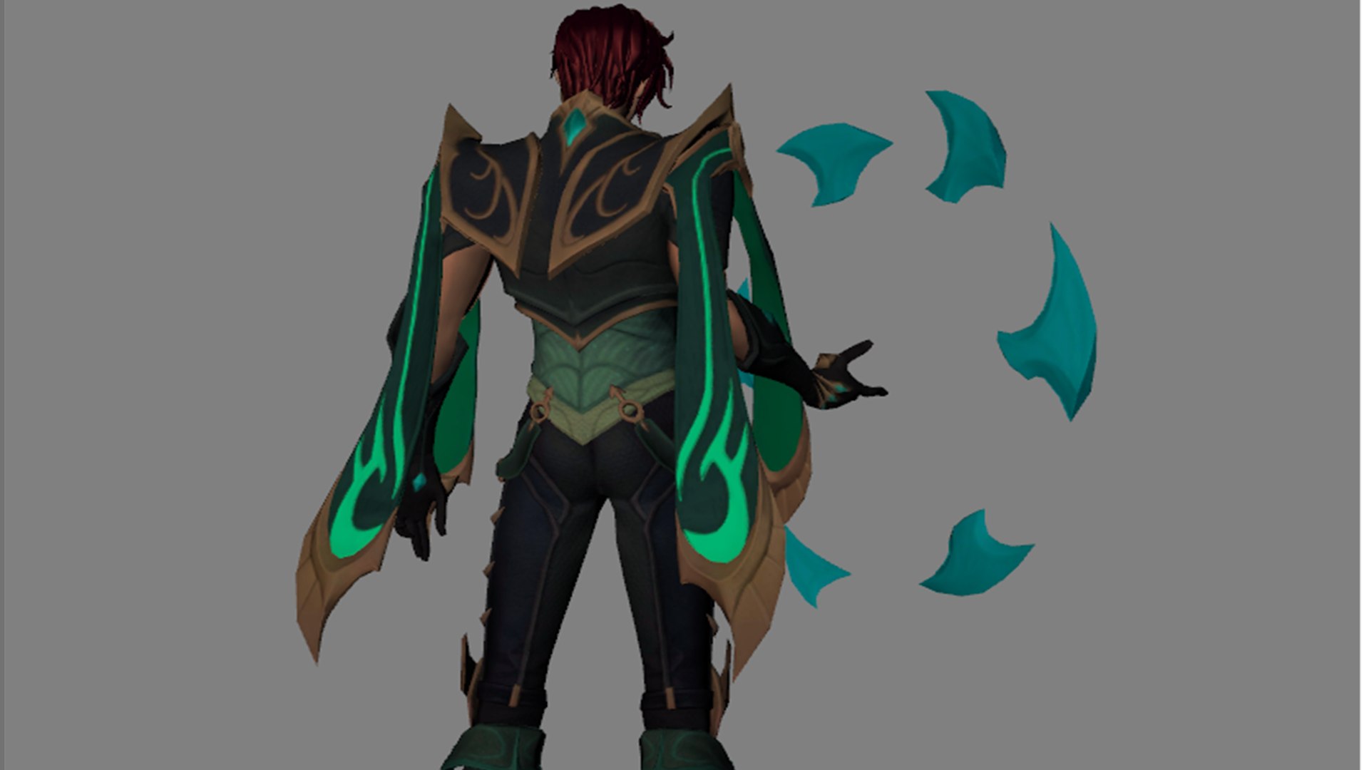 3D Aamon Nights Edge Skin - TurboSquid 2302411