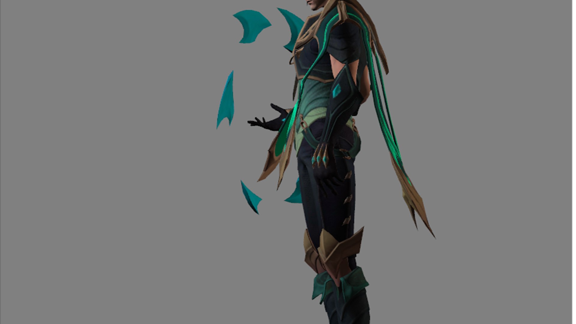 3D Aamon Nights Edge Skin - TurboSquid 2302411