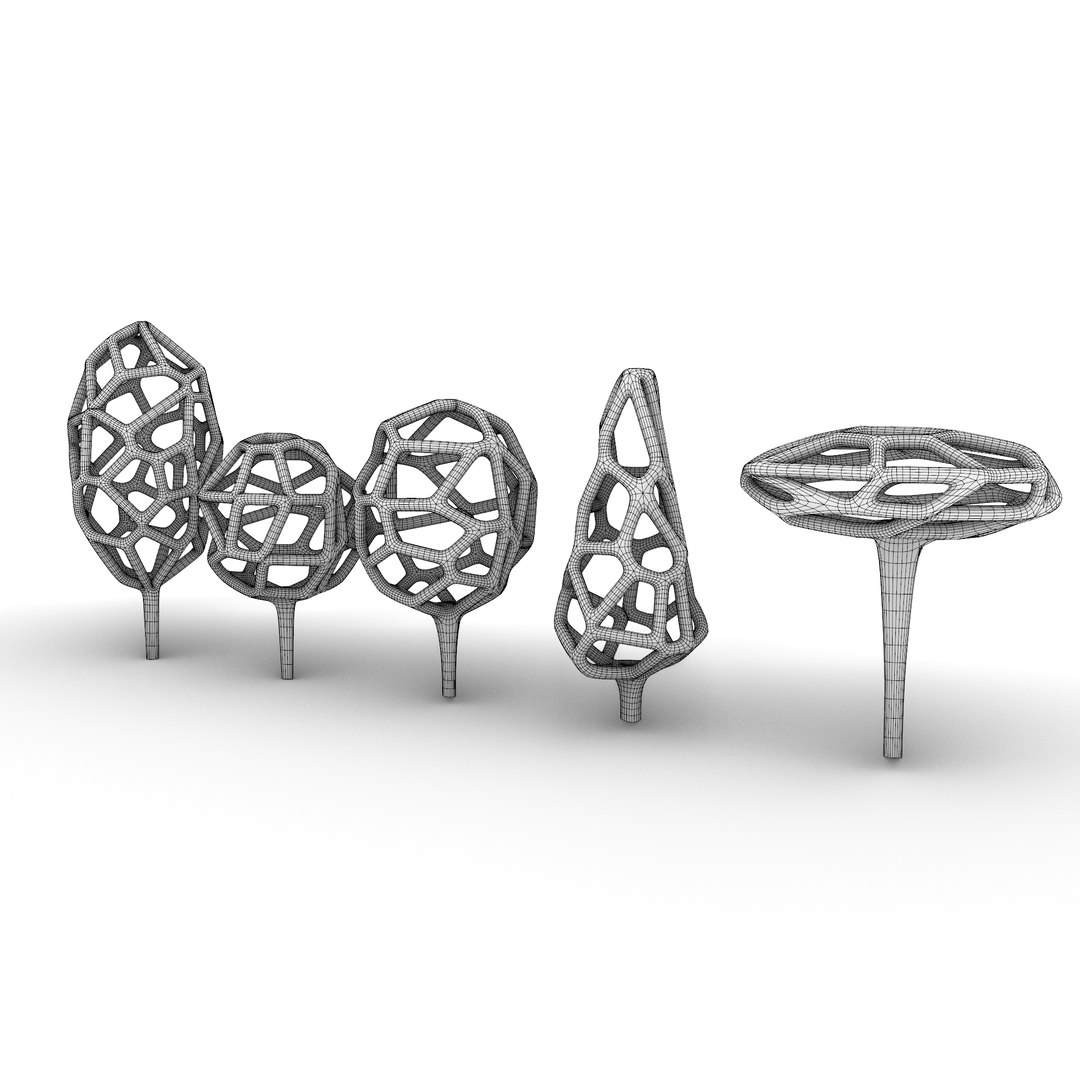 VORONOI TREE 3D - TurboSquid 2239112