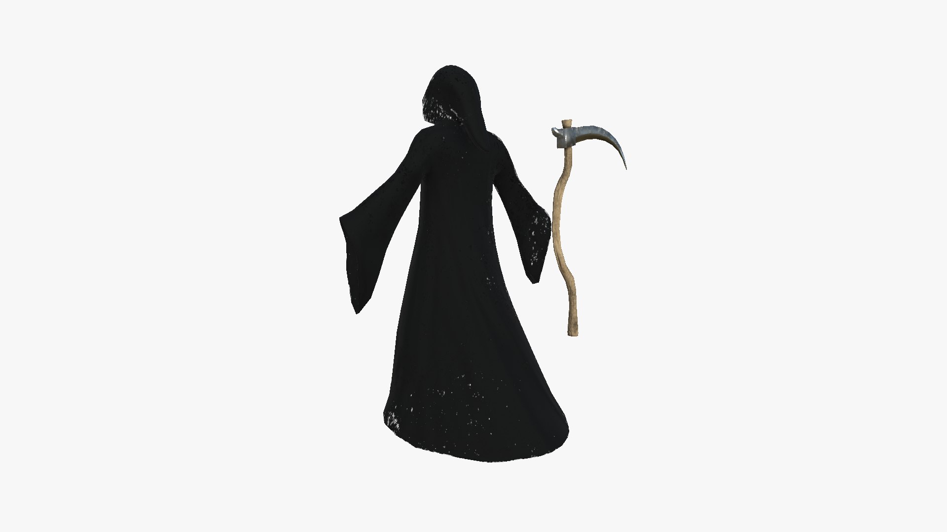 3D Grim Reaper Costume A07 Death Torn - Character Design - TurboSquid ...