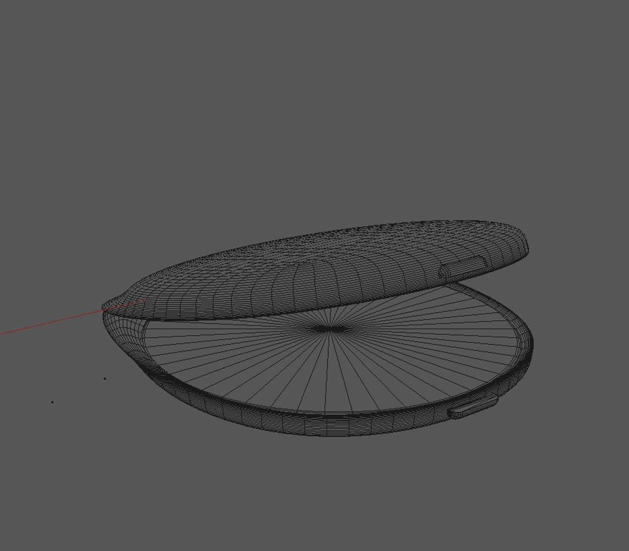 compact mirror 3d model