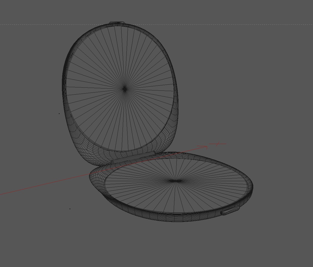 compact mirror 3d model