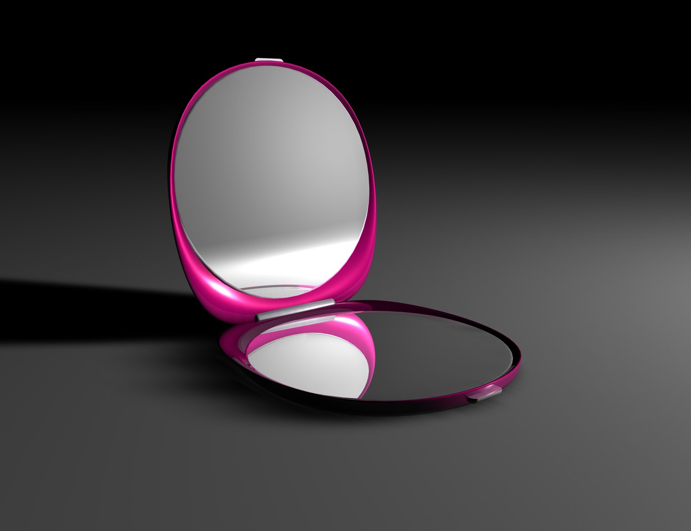 compact mirror 3d model