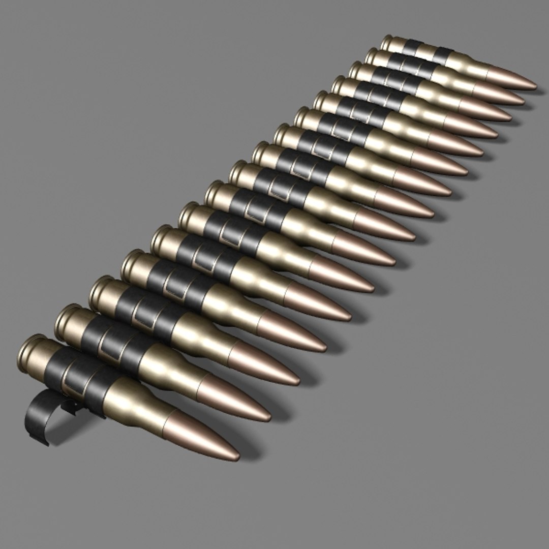 Fn Mag Belt 3d Model