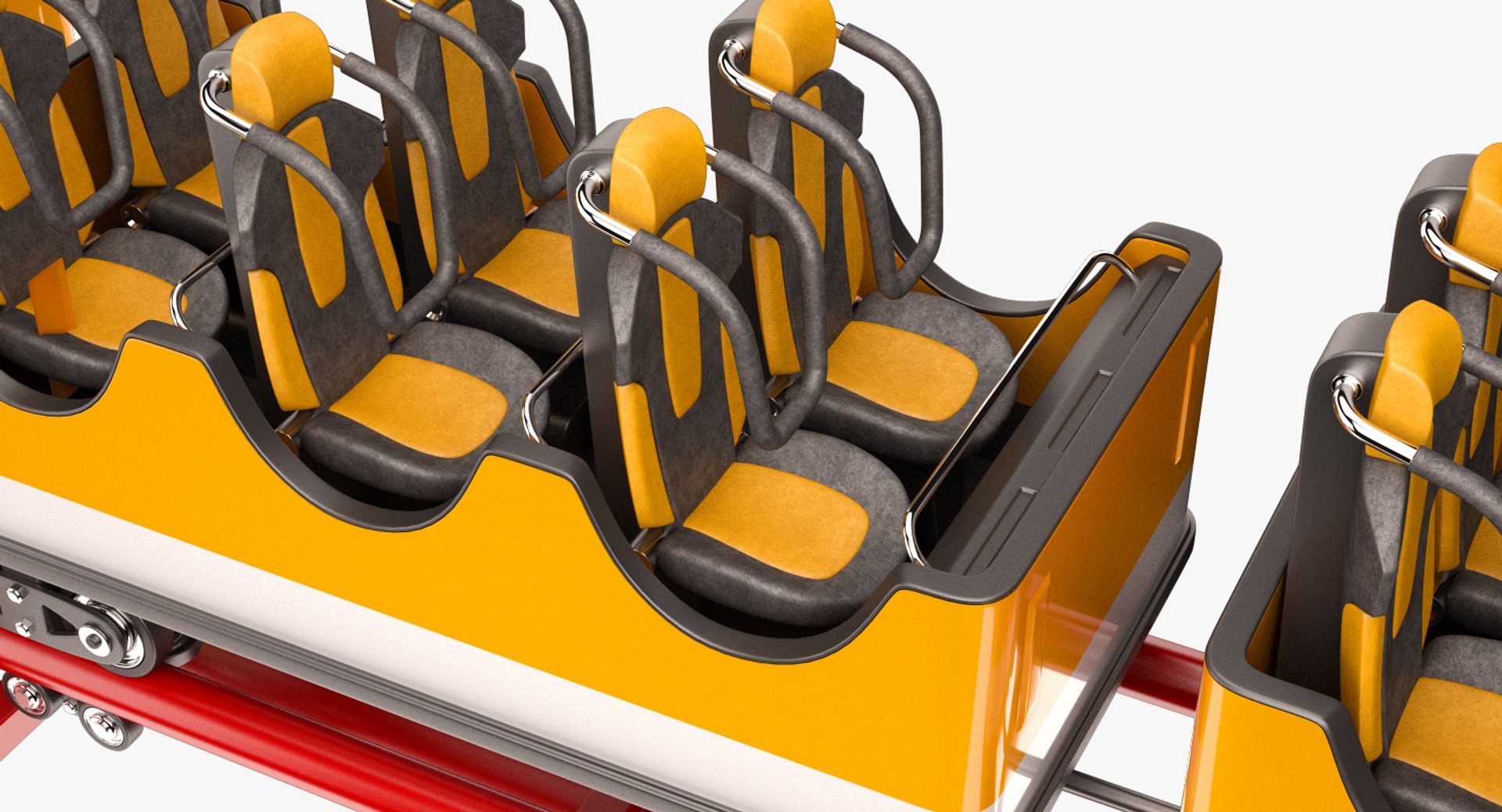 Roller coaster 3D model - TurboSquid 1211151