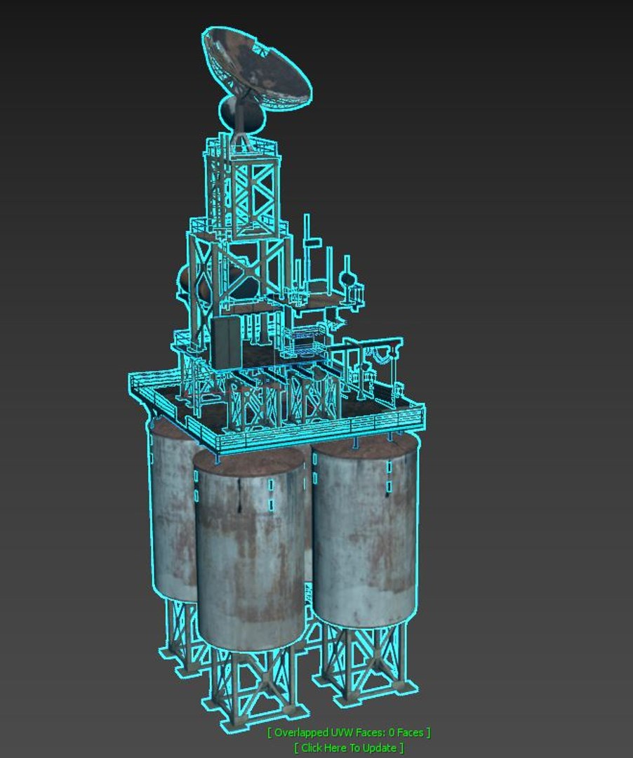 3D Post-Apocalyptic Outpost Tower 2 - TurboSquid 1730685