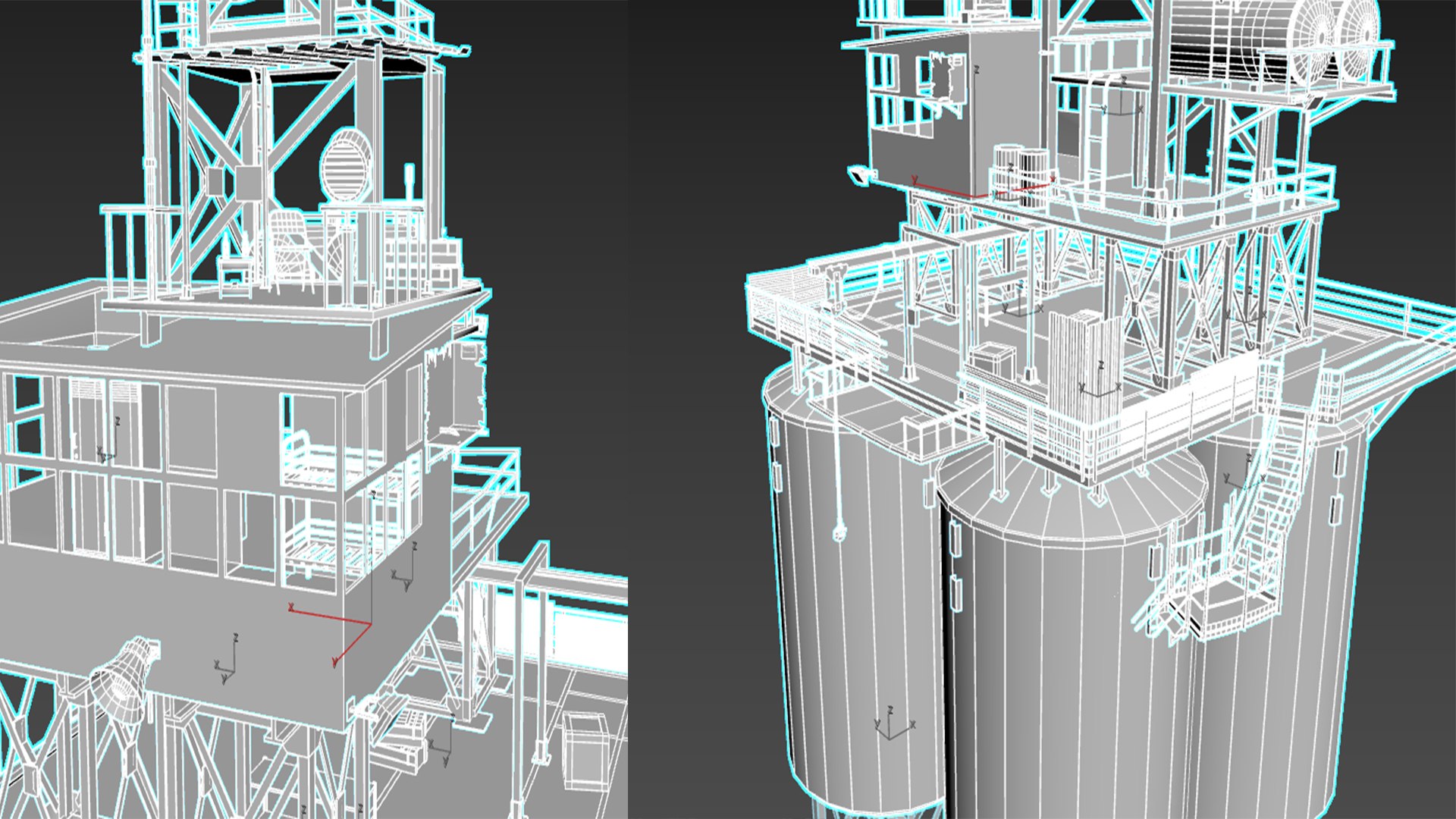 3D Post-Apocalyptic Outpost Tower 2 - TurboSquid 1730685