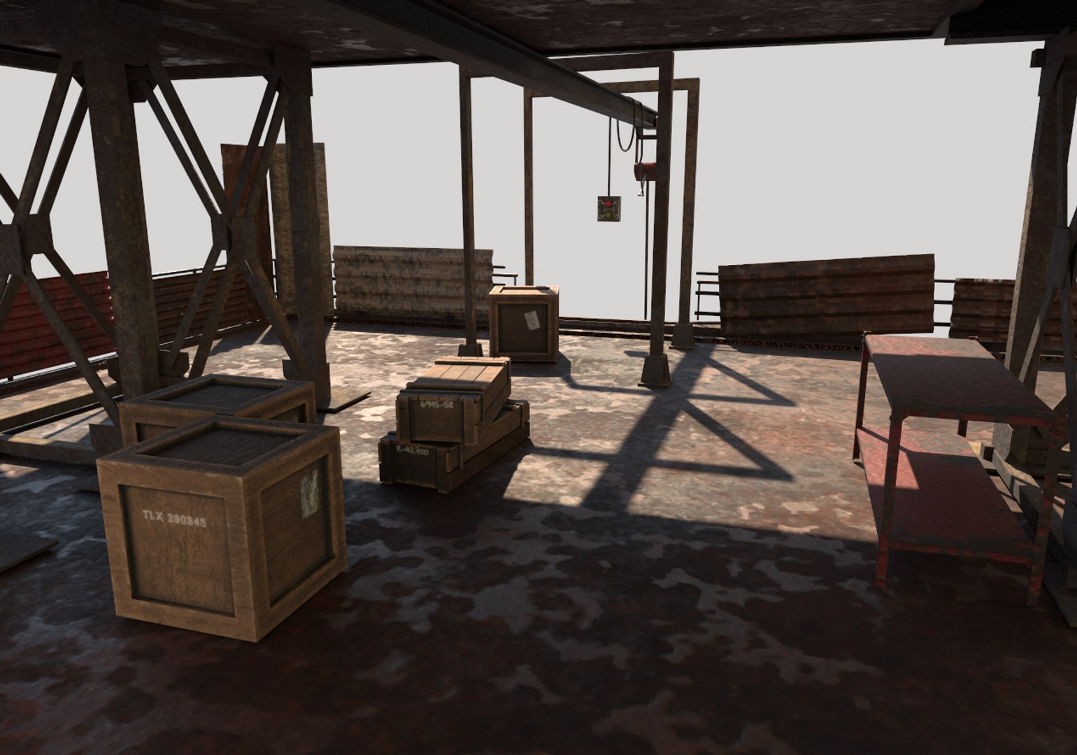 3D Post-Apocalyptic Outpost Tower 2 - TurboSquid 1730685