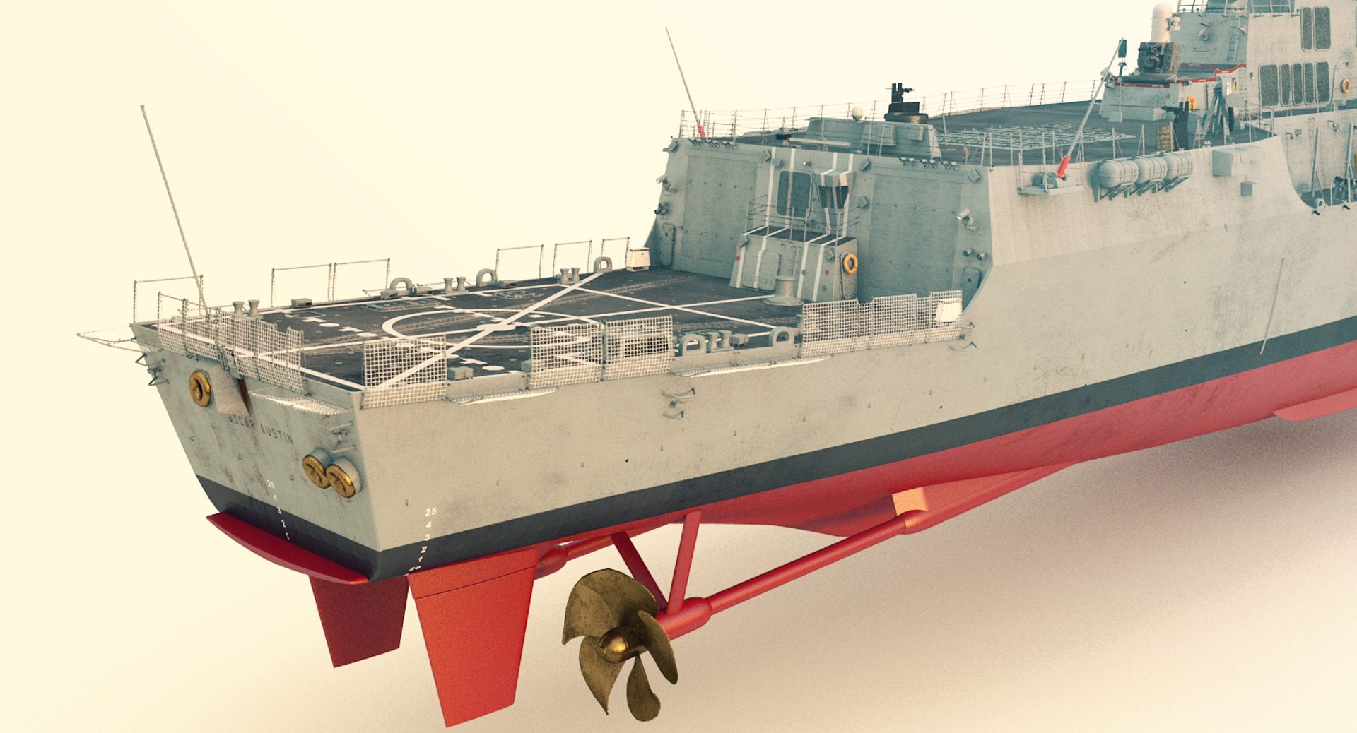 Uss Oscaraustin Model - TurboSquid 1386576