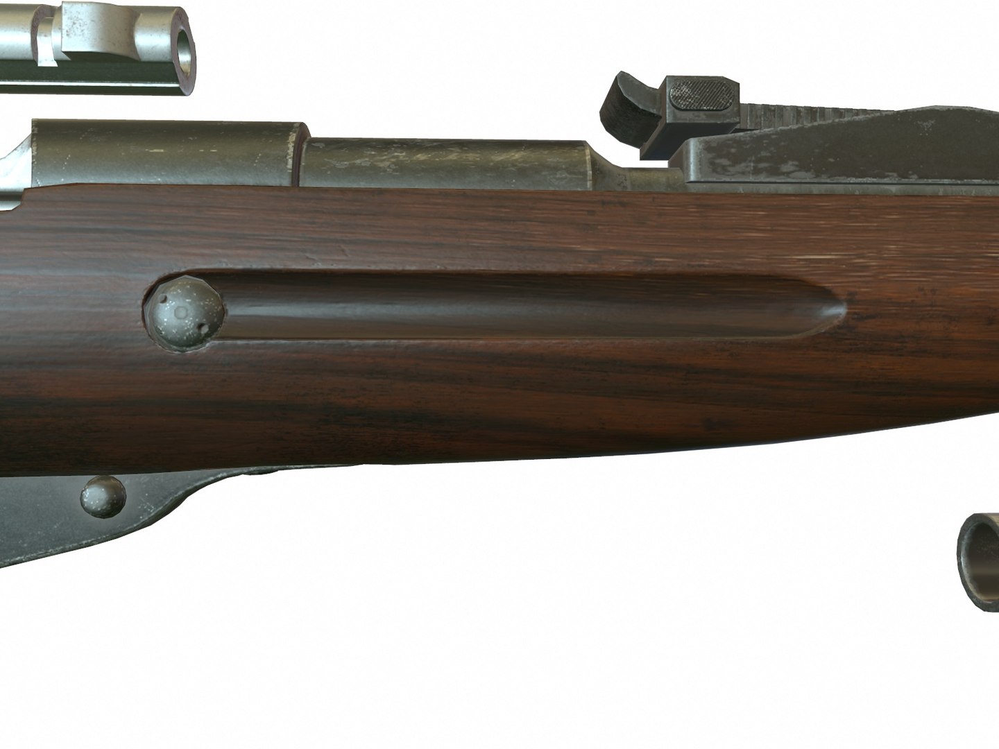 Soviet Riffle Mosin 3d Model