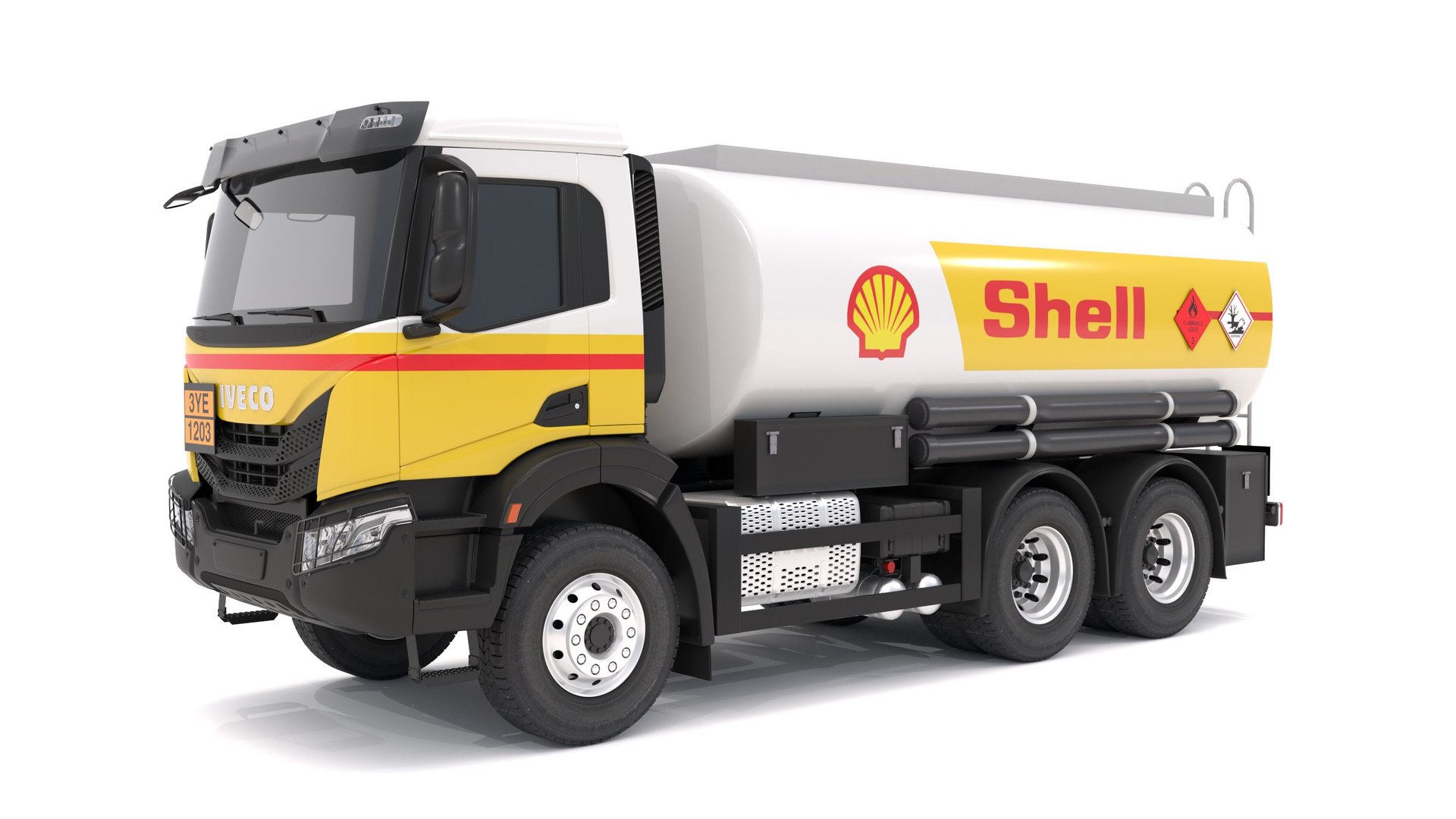 3D SHELL Truck Fuel Collection - TurboSquid 2331612
