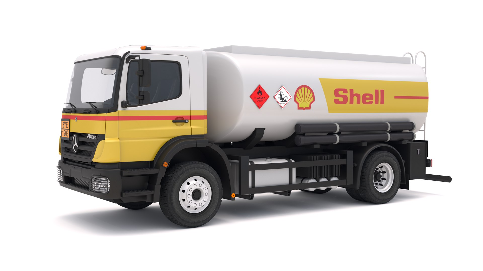 3D SHELL Truck Fuel Collection - TurboSquid 2331612